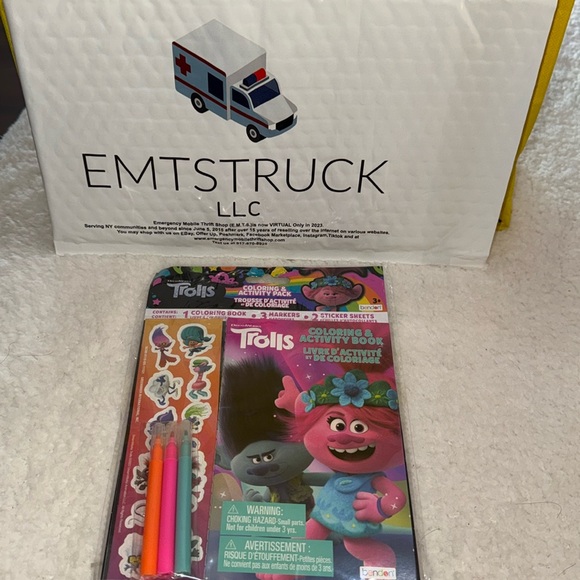 Dreamworks | Toys | Dreamworks Troll Coloring Book Activity Set | Poshmark